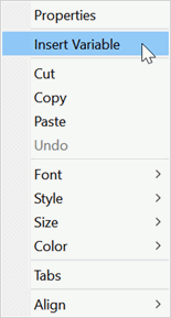 Add Table in Diagram Window