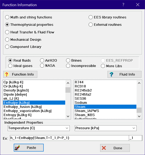 Function Information